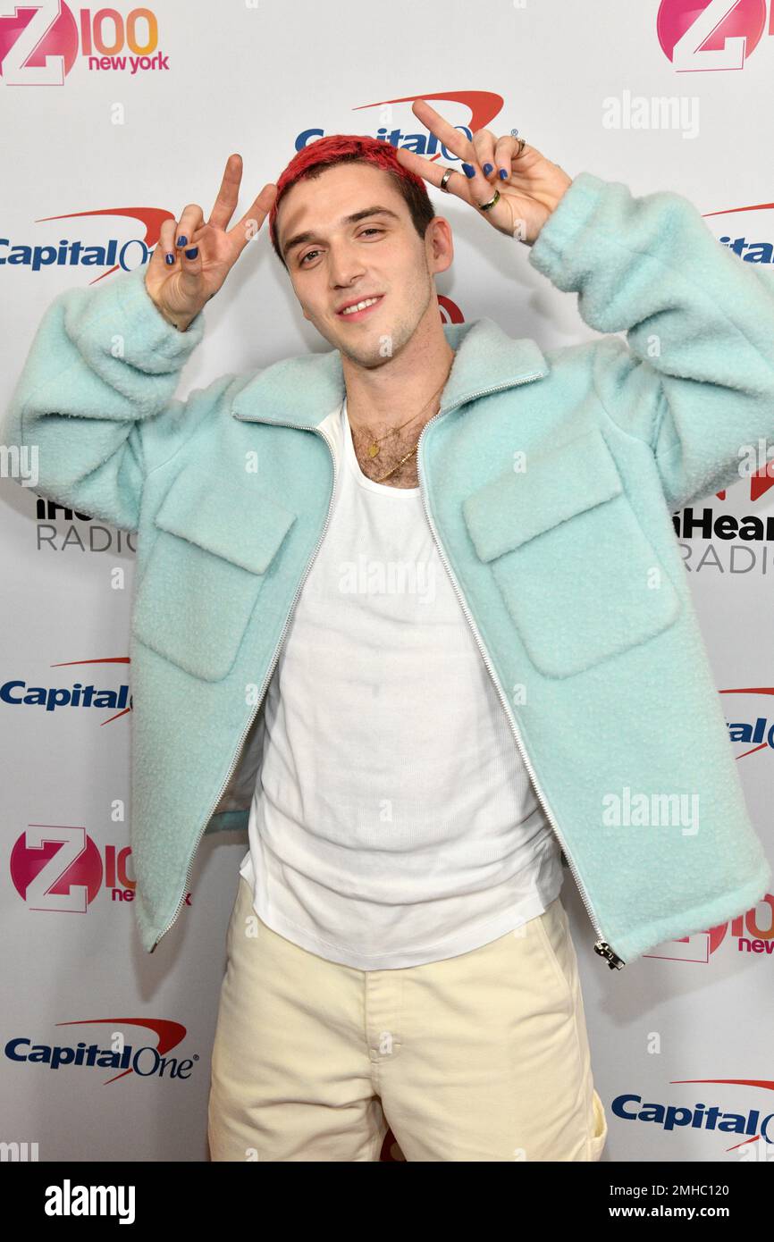 Lauv attends Z100's iHeartRadio Jingle Ball at Madison Square Garden on ...