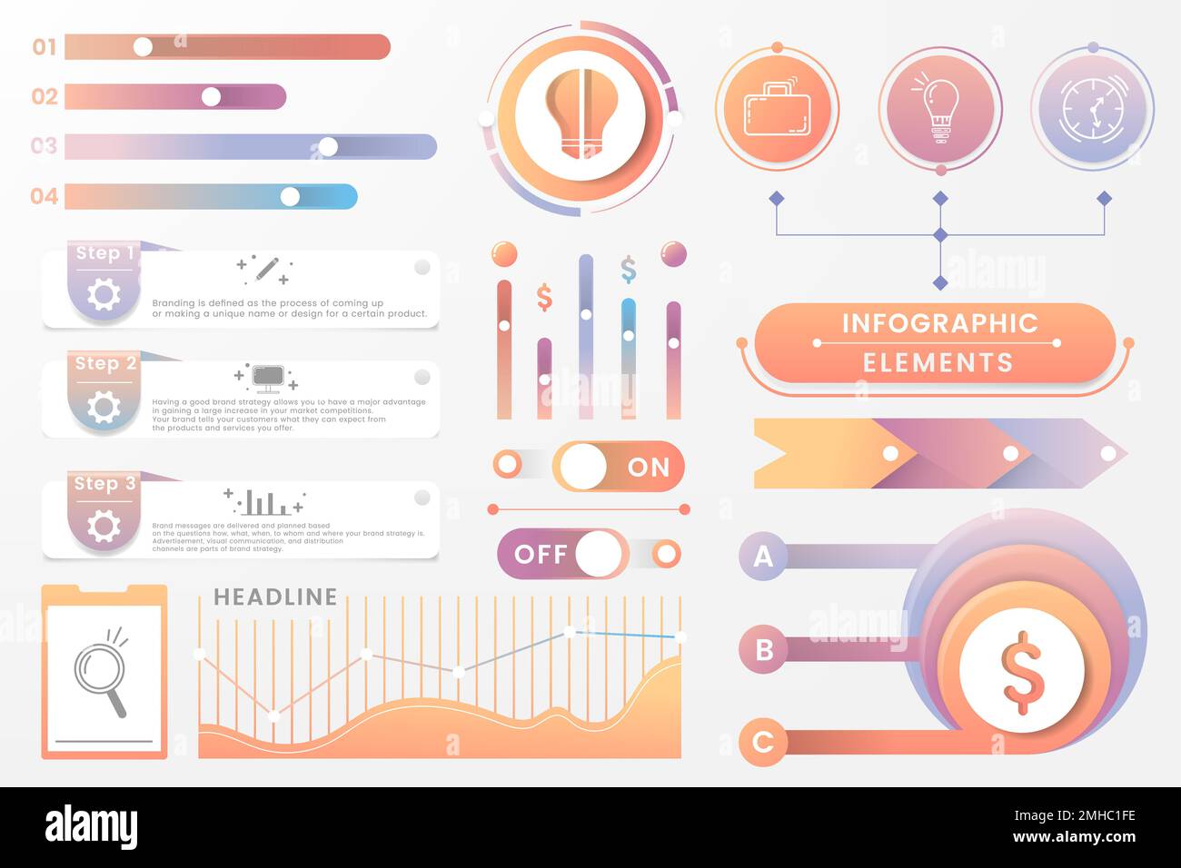 Colorful infographic element design vector Stock Vector Image & Art - Alamy