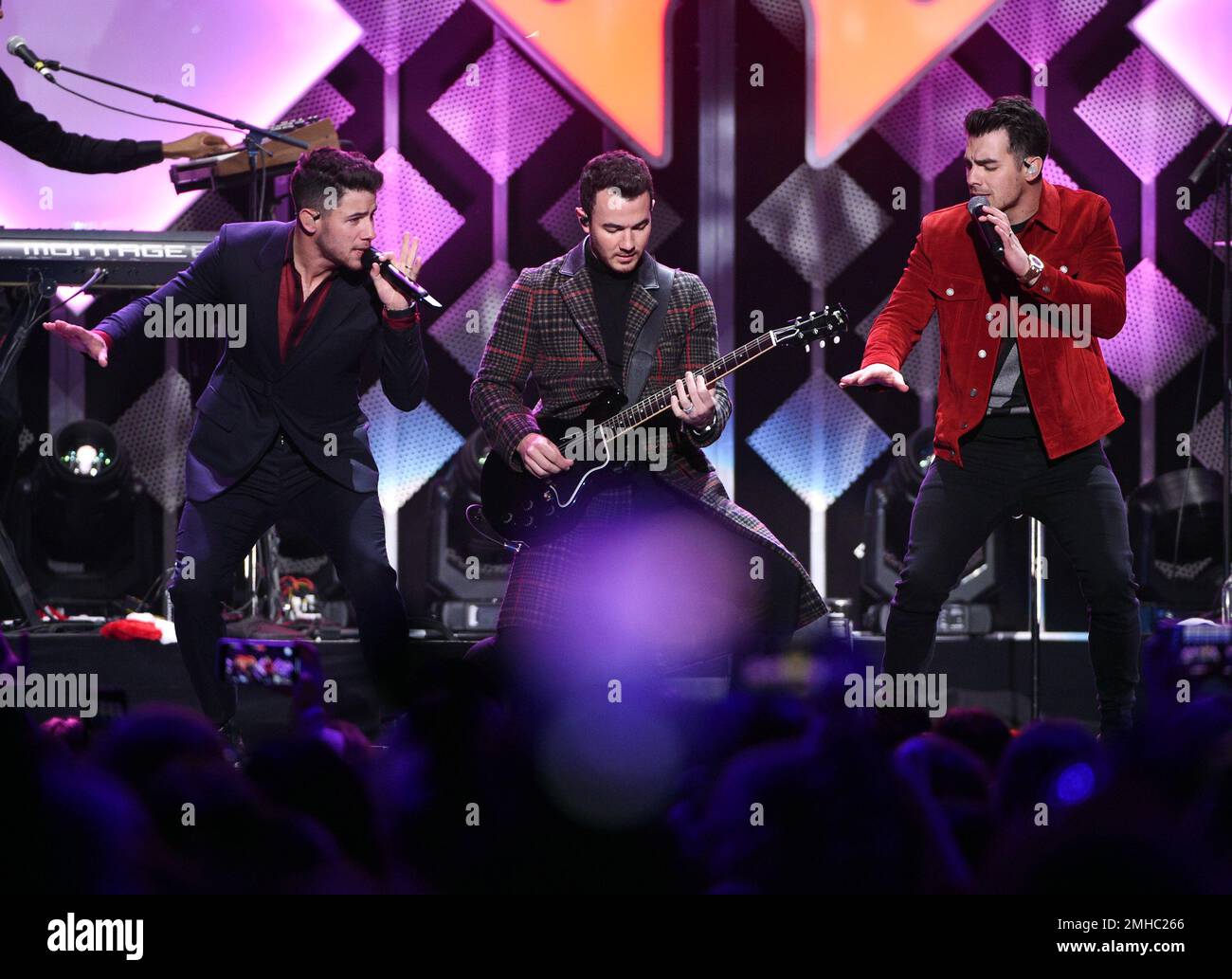 The Jonas Brothers, from left, Nick Jonas, Kevin Jonas and Joe Jonas ...