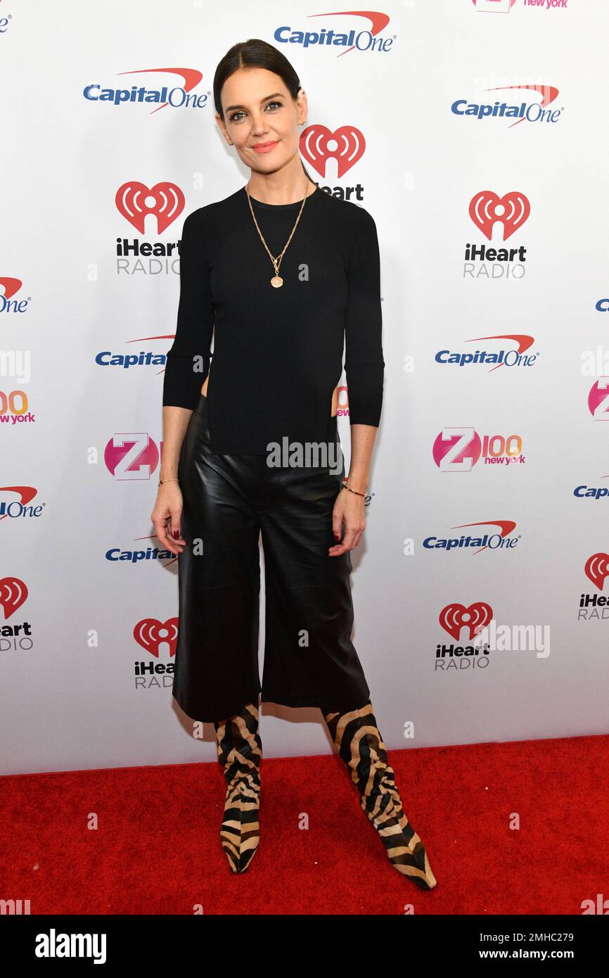 Katie Holmes attends Z100's iHeartRadio Jingle Ball at Madison Square ...