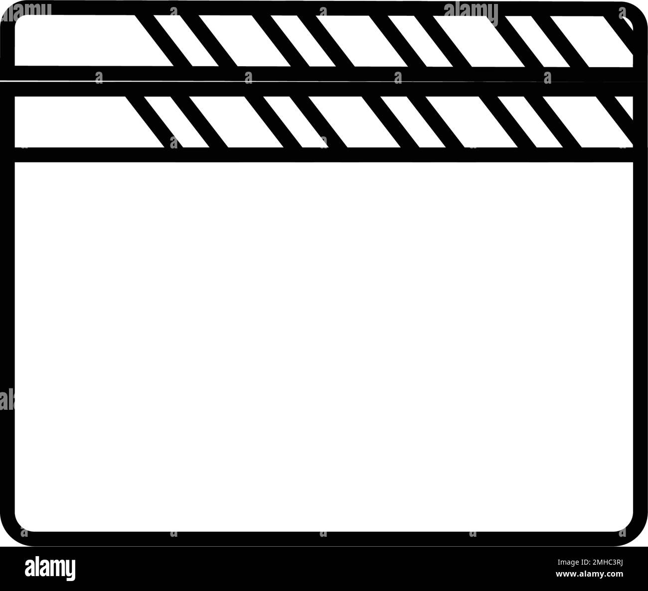 Vector clapper Stock Vector Images - Alamy