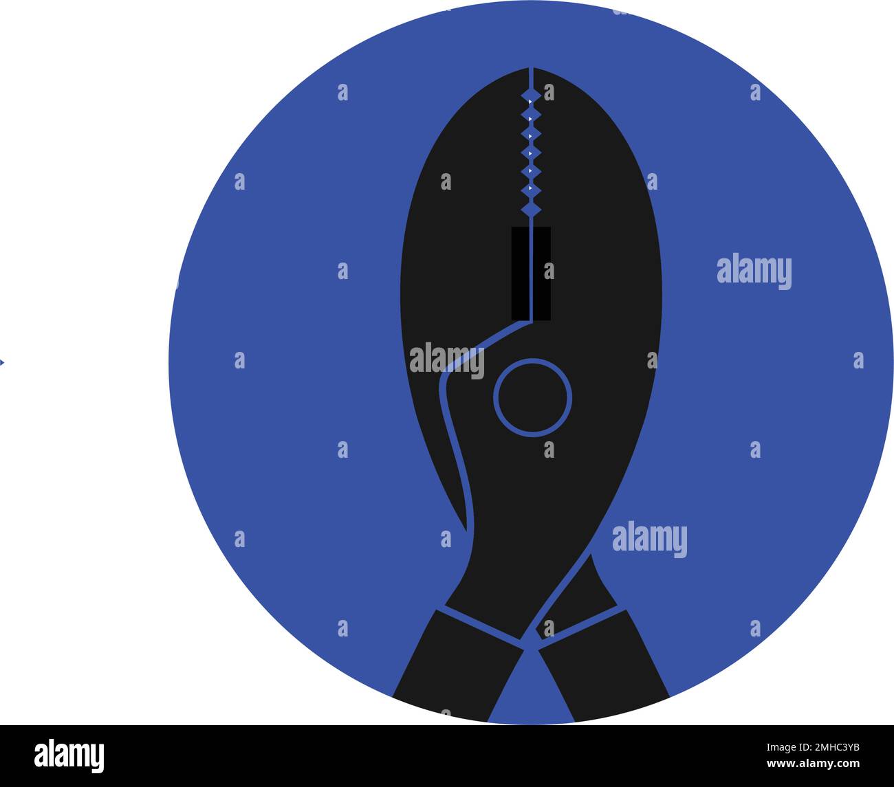 pincers logo stock illustration design.pincers work industry mechanical ...