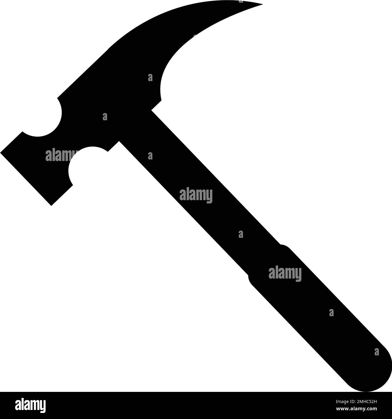 hammer logo on white background for your web site design,app,logo,UI ...