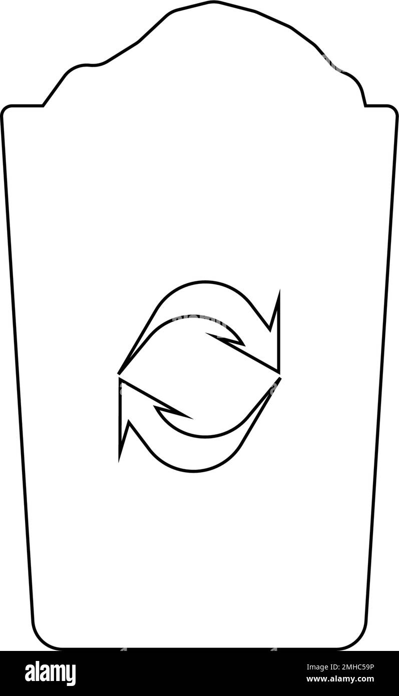 Trash can flat design Stock Vector Images - Alamy