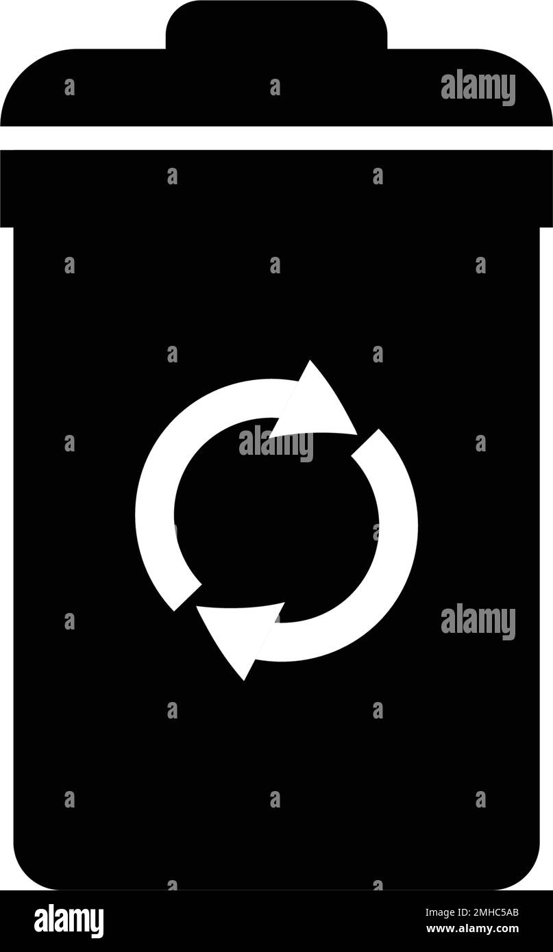 trash can logo illustration design Stock Vector Image & Art - Alamy