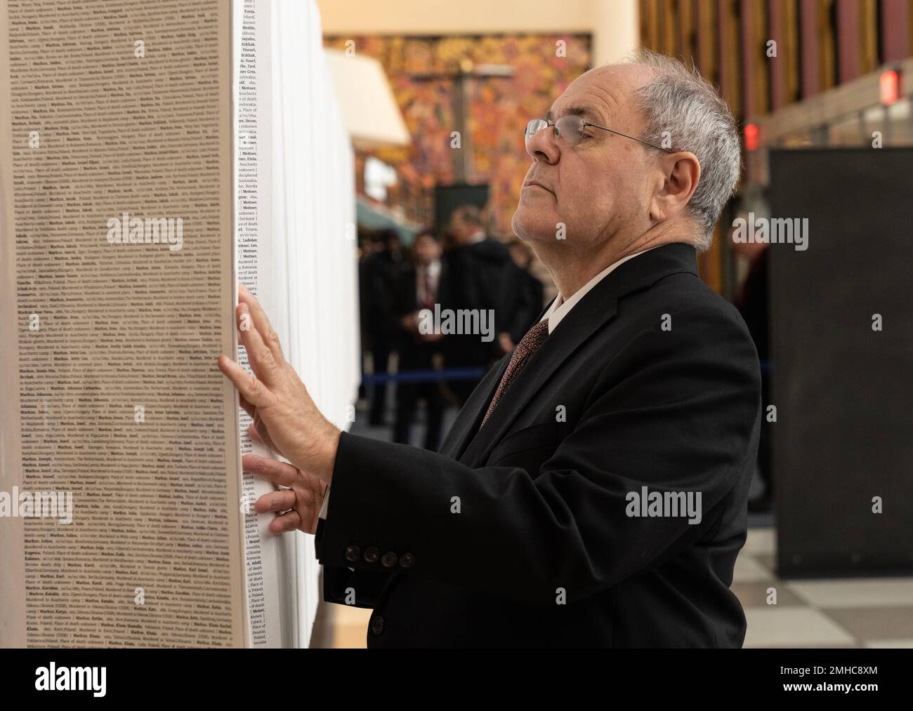 Chairman Of Yad Vashem Dani Dayan Attends The Yad Vashem Book Of Names Of Holocaust Victims