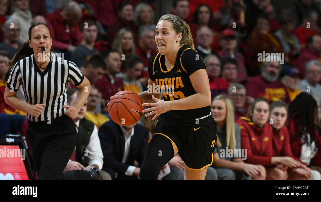 Iowa guard Kathleen Doyle during an NCAA women's basketball game ...