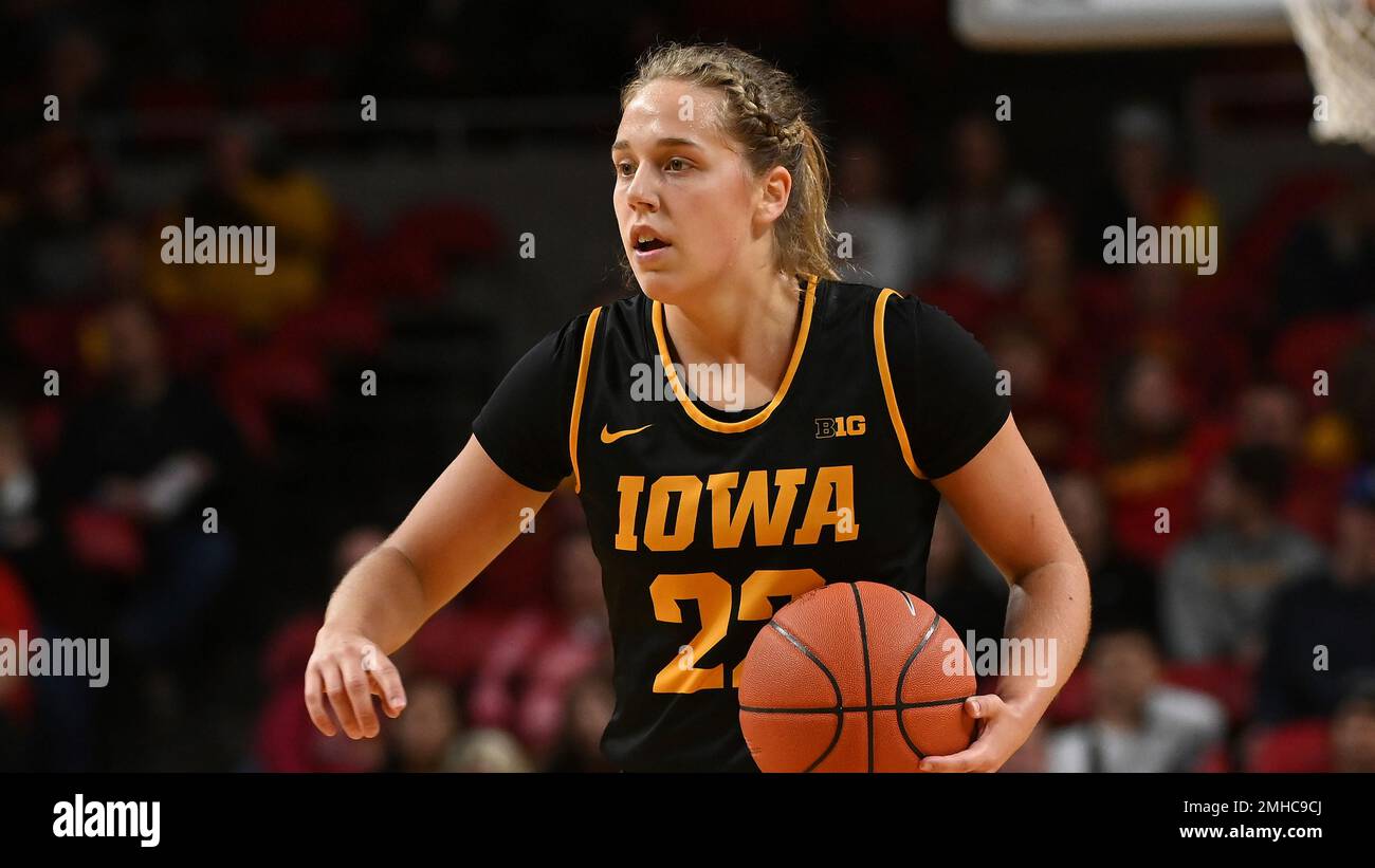 Iowa guard Kathleen Doyle during an NCAA women's basketball game ...