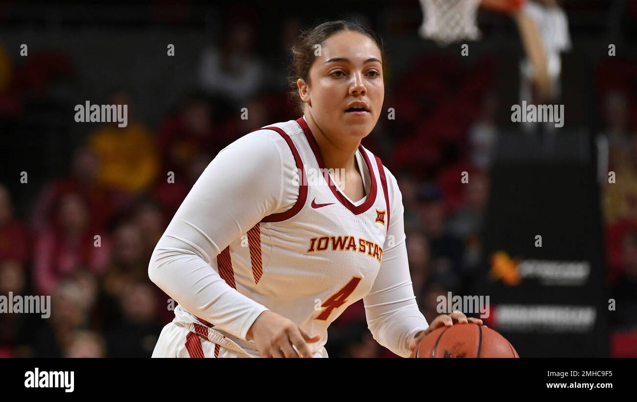 Iowa State guard Rae Johnson during an NCAA women's basketball game ...