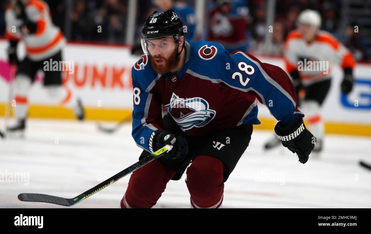 Colorado Avalanche defenseman Ian Cole (28) in the second period of an ...