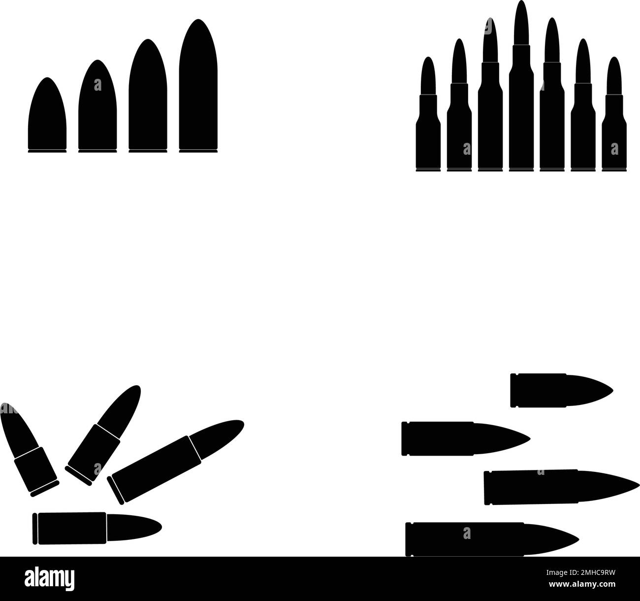 bullet logo stock vektor template Stock Vector Image & Art - Alamy