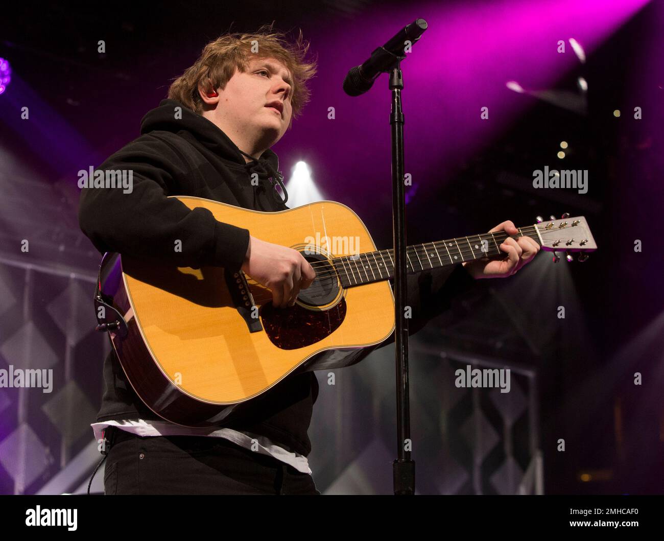 Lewis Capaldi performs in concert during Q102's iHeartRadio Jingle Ball ...