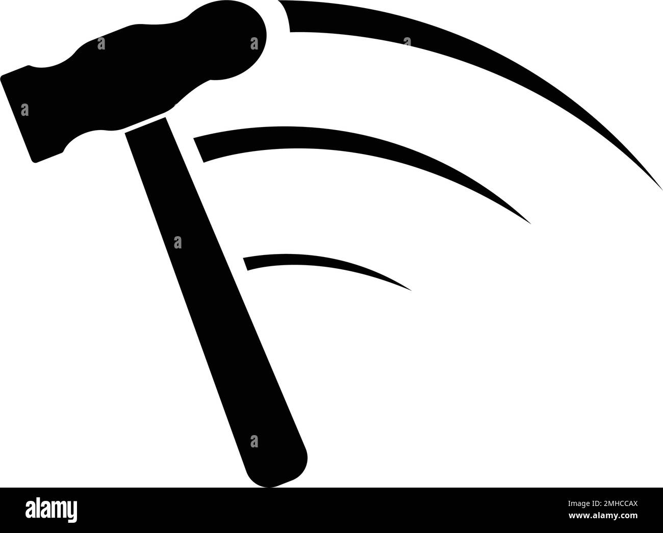 hammer logo on white background for your web site design,app,logo,UI ...