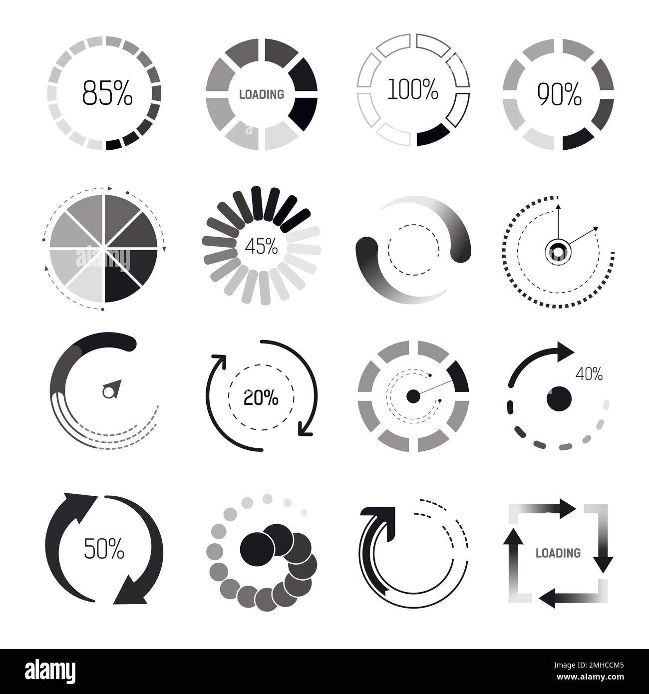 Loading indicators hi-res stock photography and images - Alamy