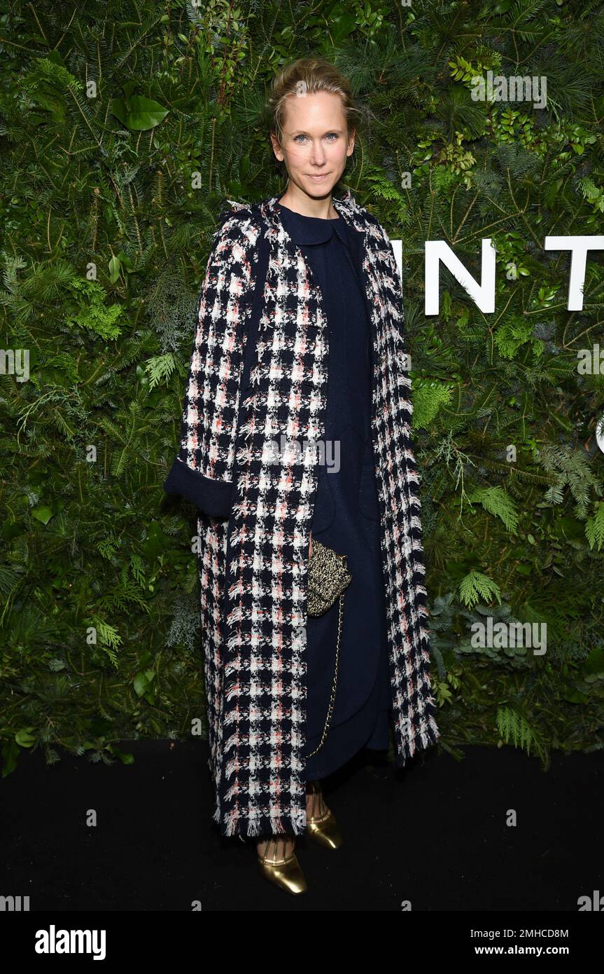 Indre Rockefeller attends the Chanel Nº5 In The Snow launch event at ...