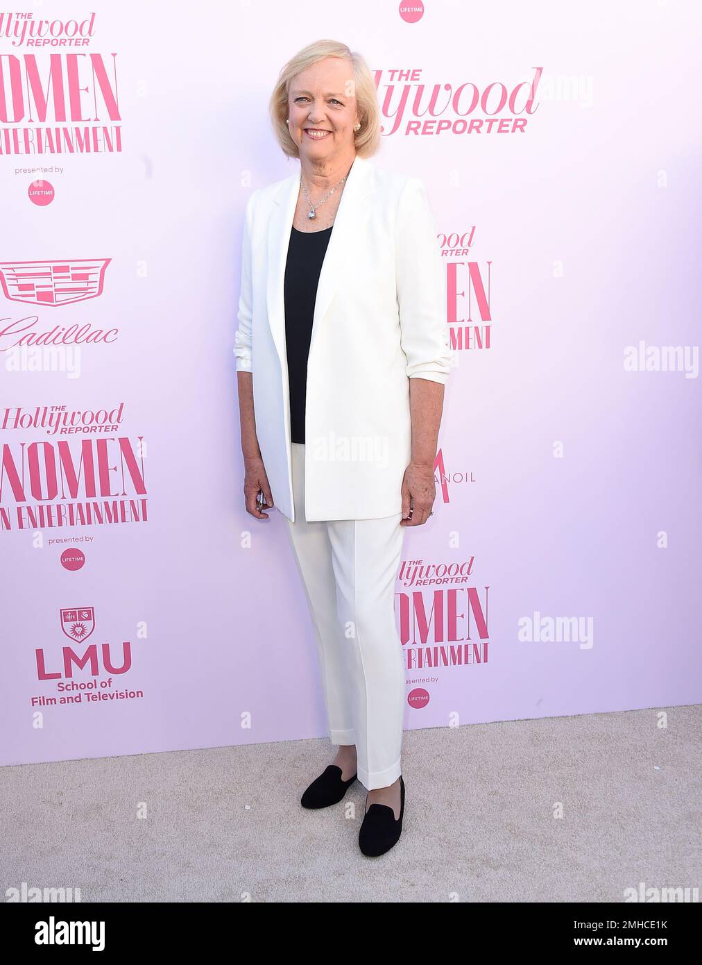Meg Whitman arrives at The Hollywood Reporter's Women in Entertainment ...