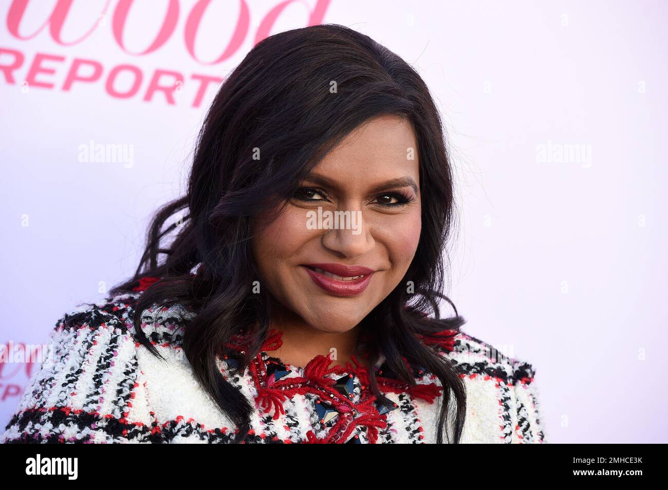 Mindy Kaling arrives at The Hollywood Reporter's Women in Entertainment ...