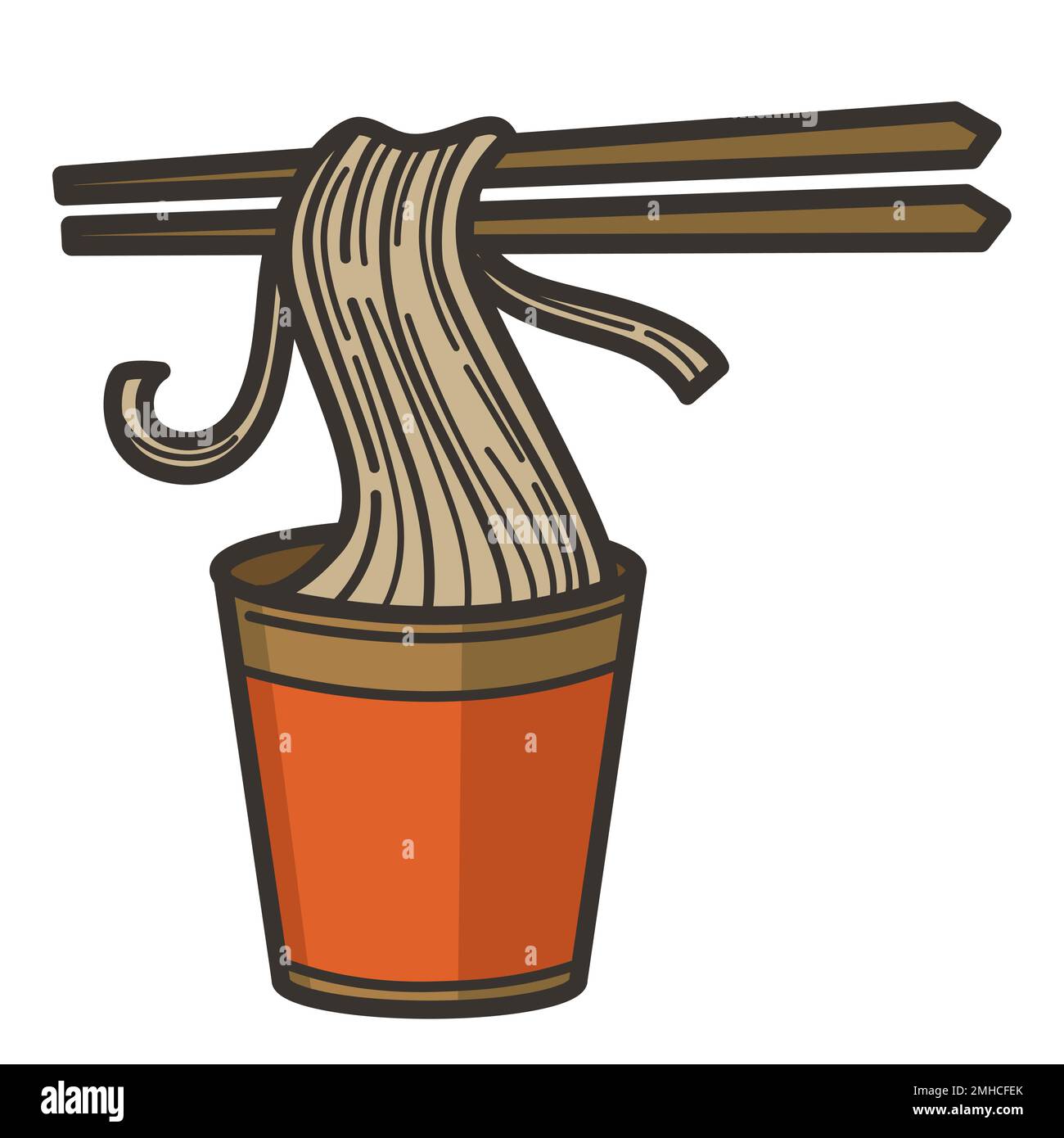 Indian spicy instant noodles hi-res stock photography and images - Alamy