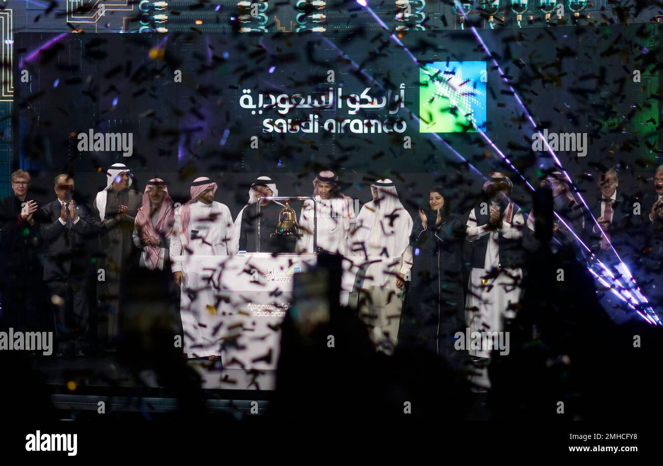 Saudi Arabia's state-owned oil company Saudi Armco and stock market ...