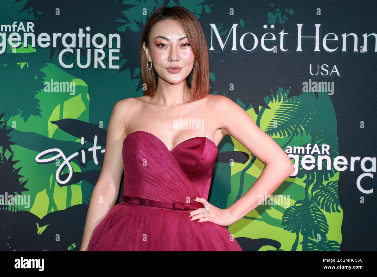 Jessica Wang attends the amfAR GenerationCURE's 5th annual holiday ...