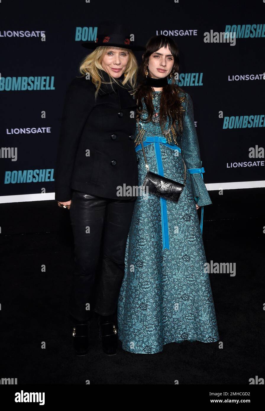 Rosanna Arquette and Zoe Bleu Sidel attend the premiere of "Bombshell ...