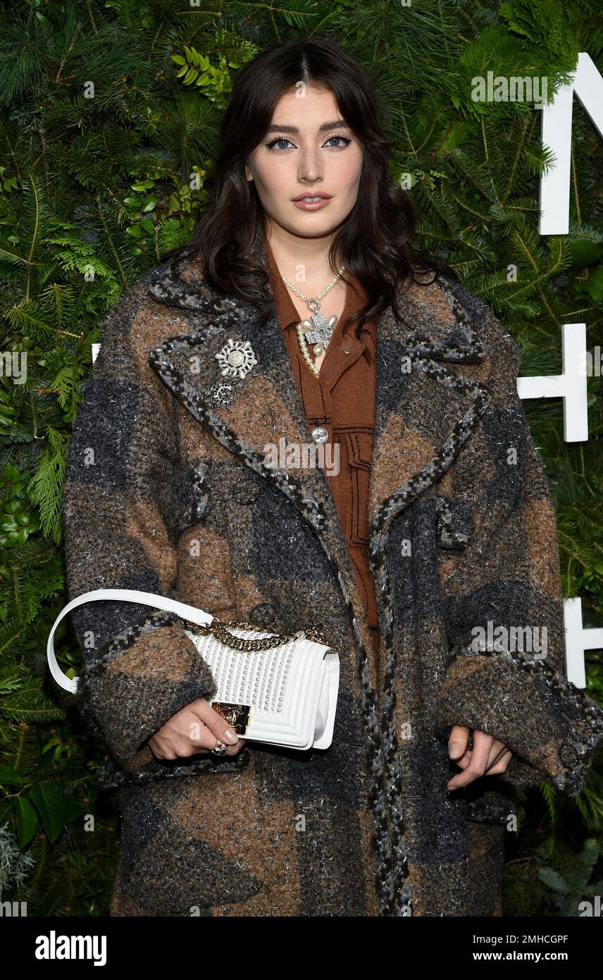 Actress Jessica-Jane Clement attends the Chanel Nº5 In The Snow launch ...