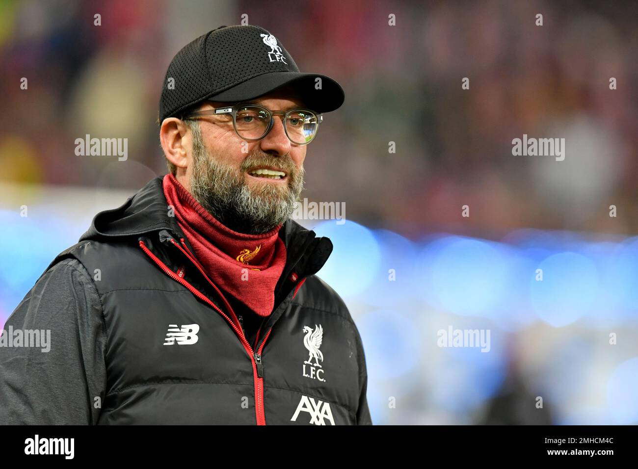 Liverpool's manager Jurgen Klopp smiles prior to the group E Champions ...