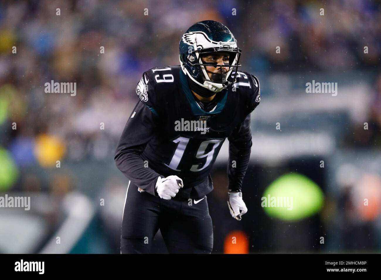 Philadelphia Eagles wide receiver J.J. Arcega-Whiteside in action ...