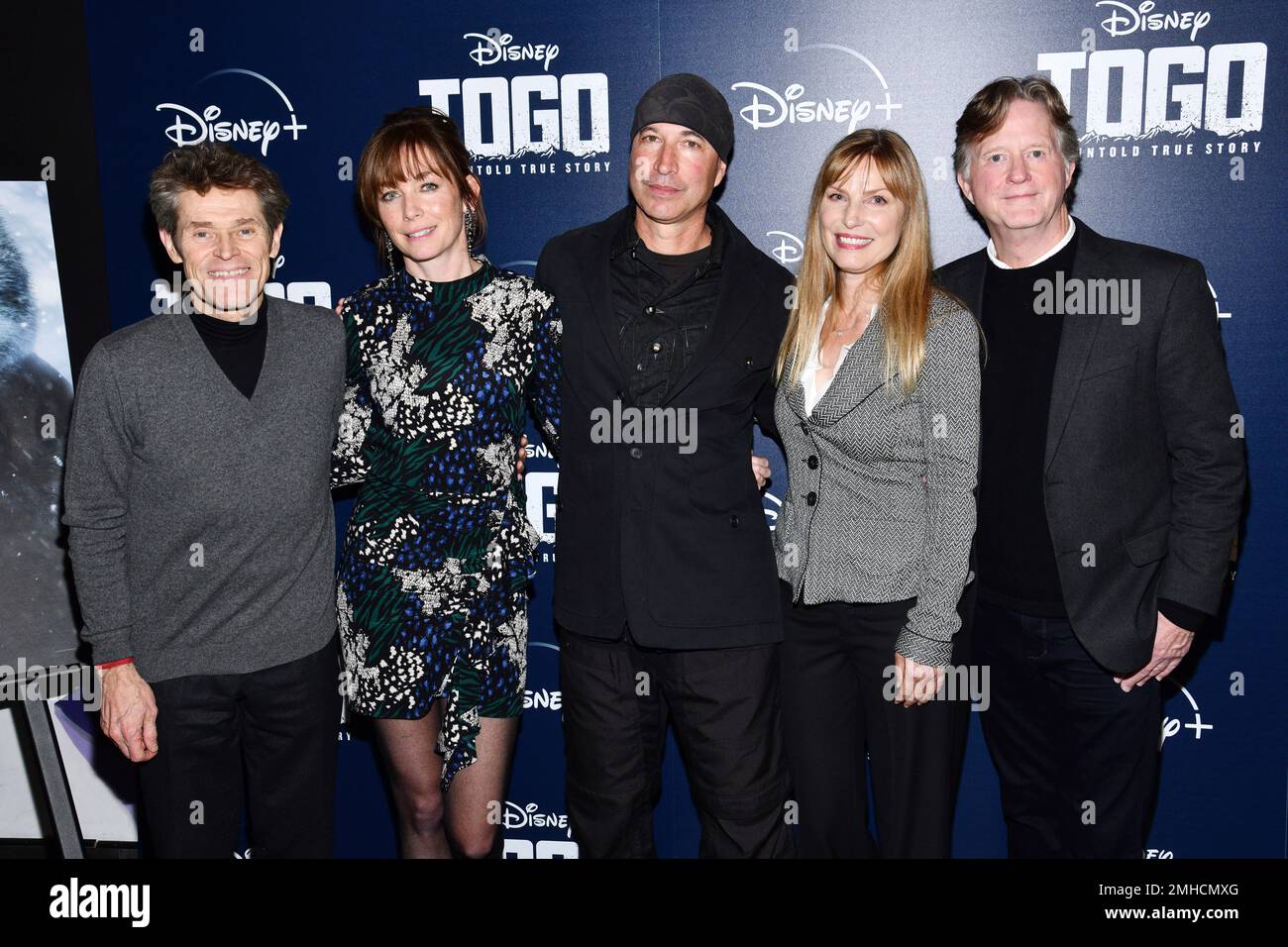 Willem Dafoe, left, Julianne Nicholson, Ericson Core, Kim Zubick and ...