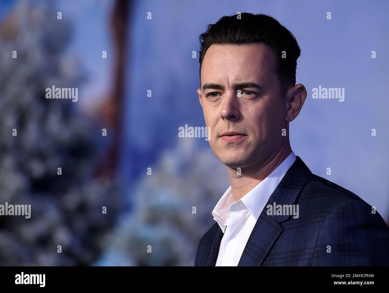 Cast member Colin Hanks arrives at the Los Angeles premiere of "Jumanji ...