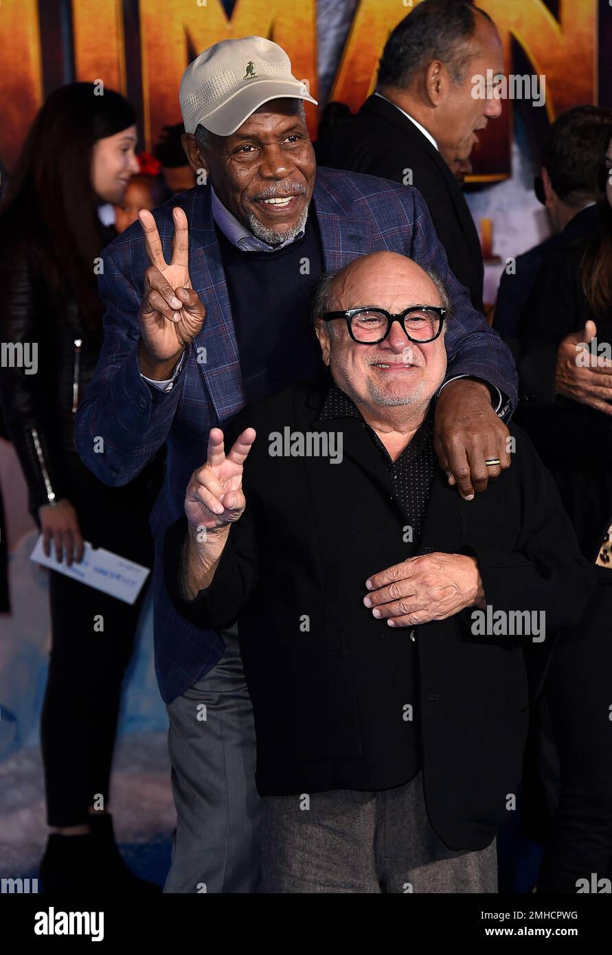 Danny Glover and Danny DeVito arrive at the Los Angeles premiere of ...