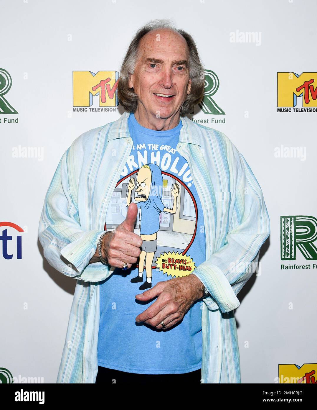 Musician Jim Horn arrives at the 30th anniversary Rainforest Fund ...