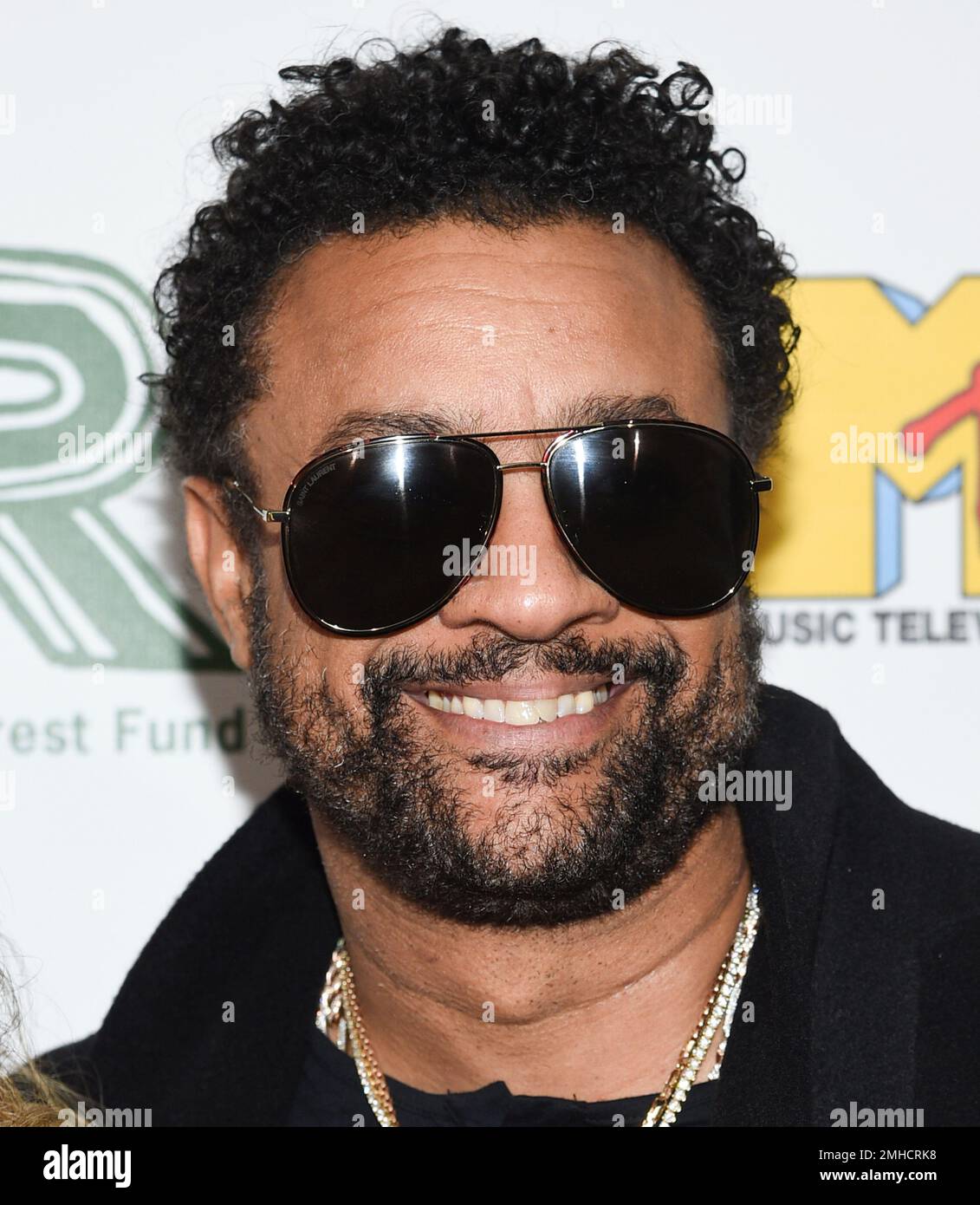 Recording artist Shaggy arrives at the 30th anniversary Rainforest Fund ...