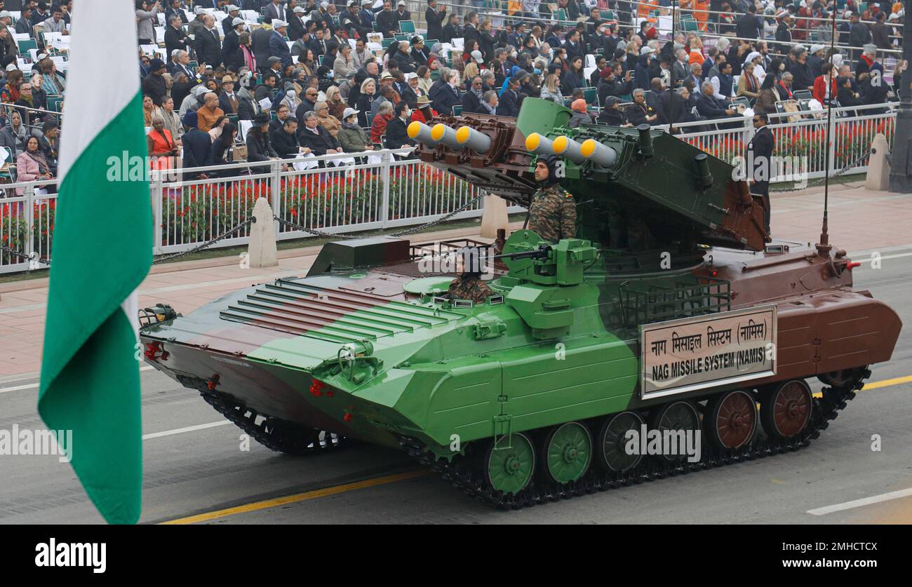 Egypt Military contingent marching at Kartavya Path during the 74th ...