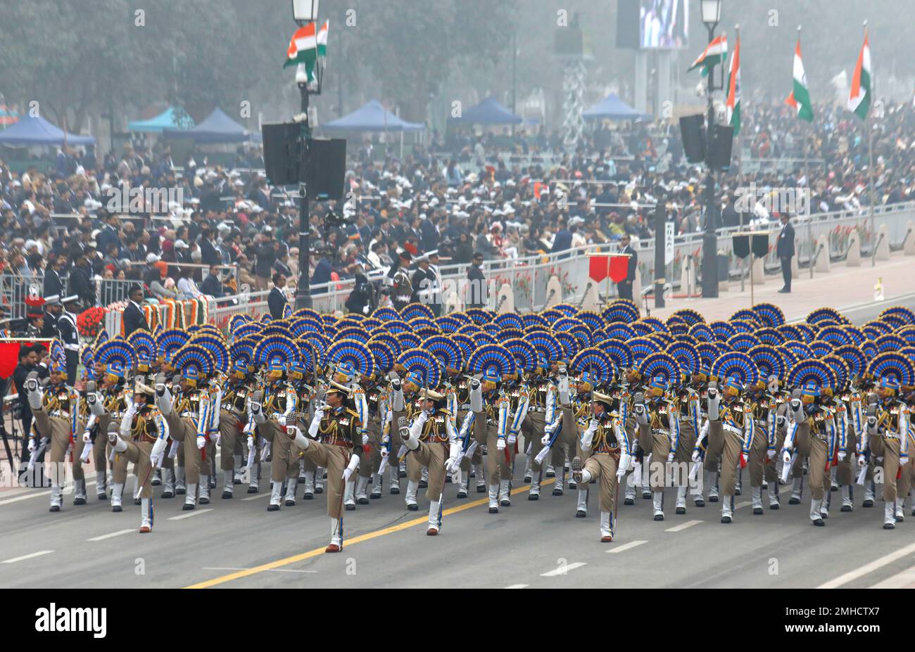 New Delhi, India. 26th Jan, 2023. Indian Central Reserve Police Force ...