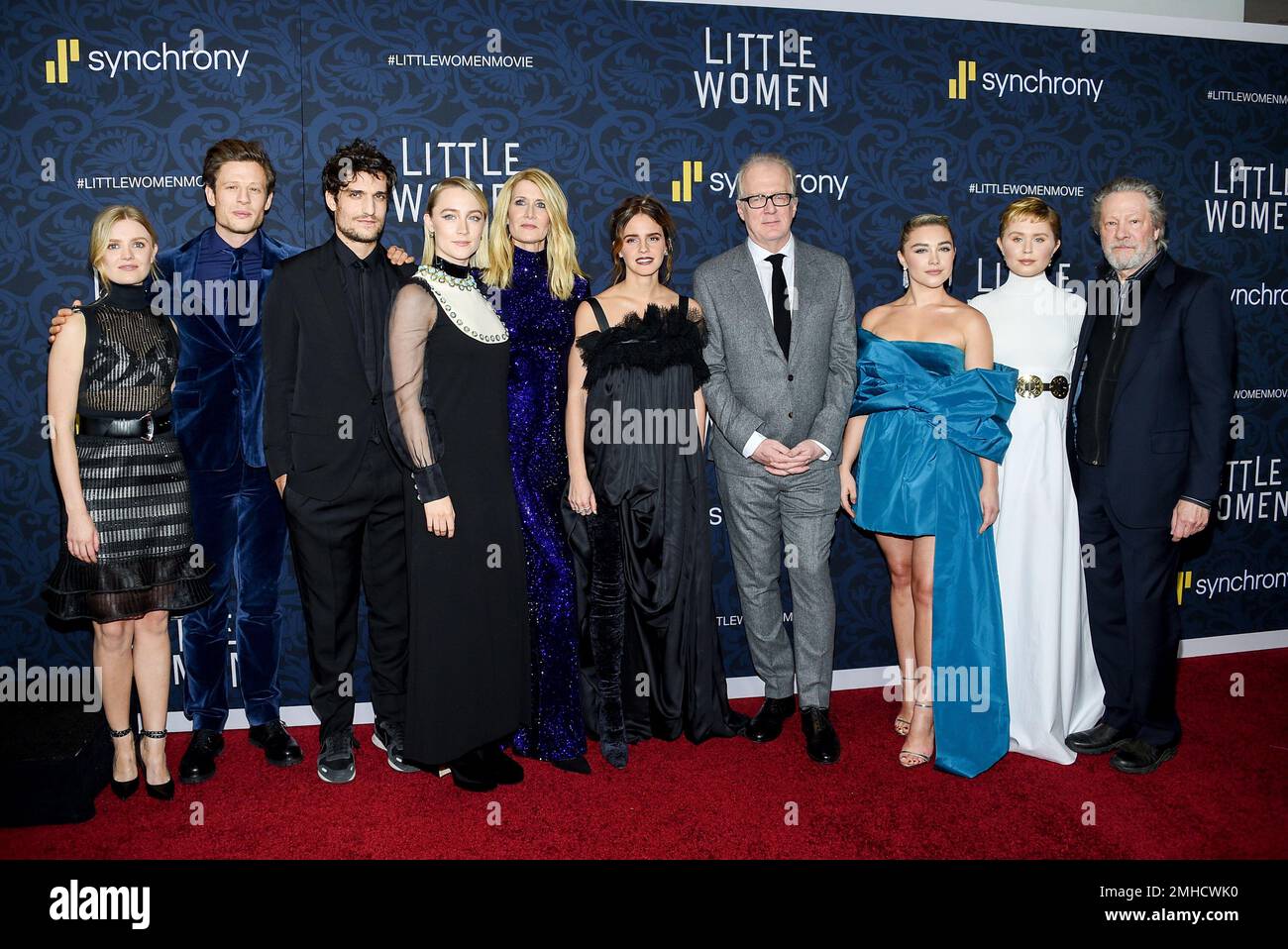Cast members, from left, Hadley Robinson, James Norton, Louis Garrel ...