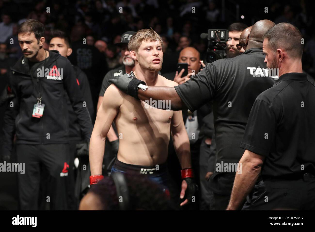 Bryce Mitchell is seen before his mixed martial arts bout at UFC Fight ...