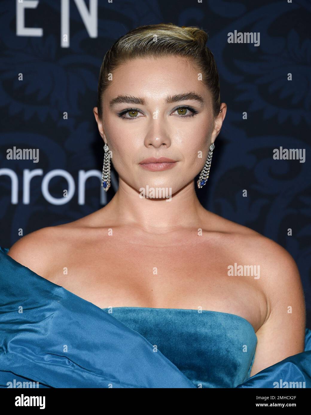 Actress Florence Pugh attends the premiere of "Little Women" at the ...