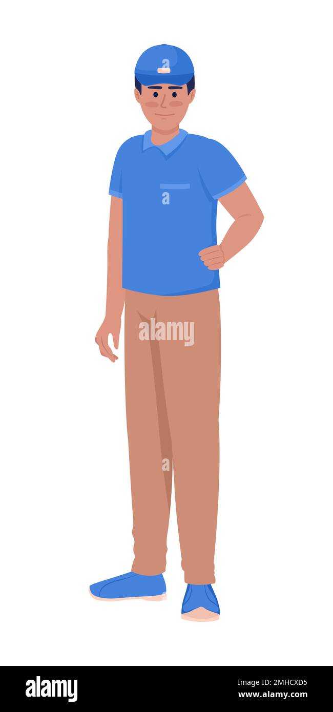 Indian male cleaner cleaning Stock Vector Images - Alamy