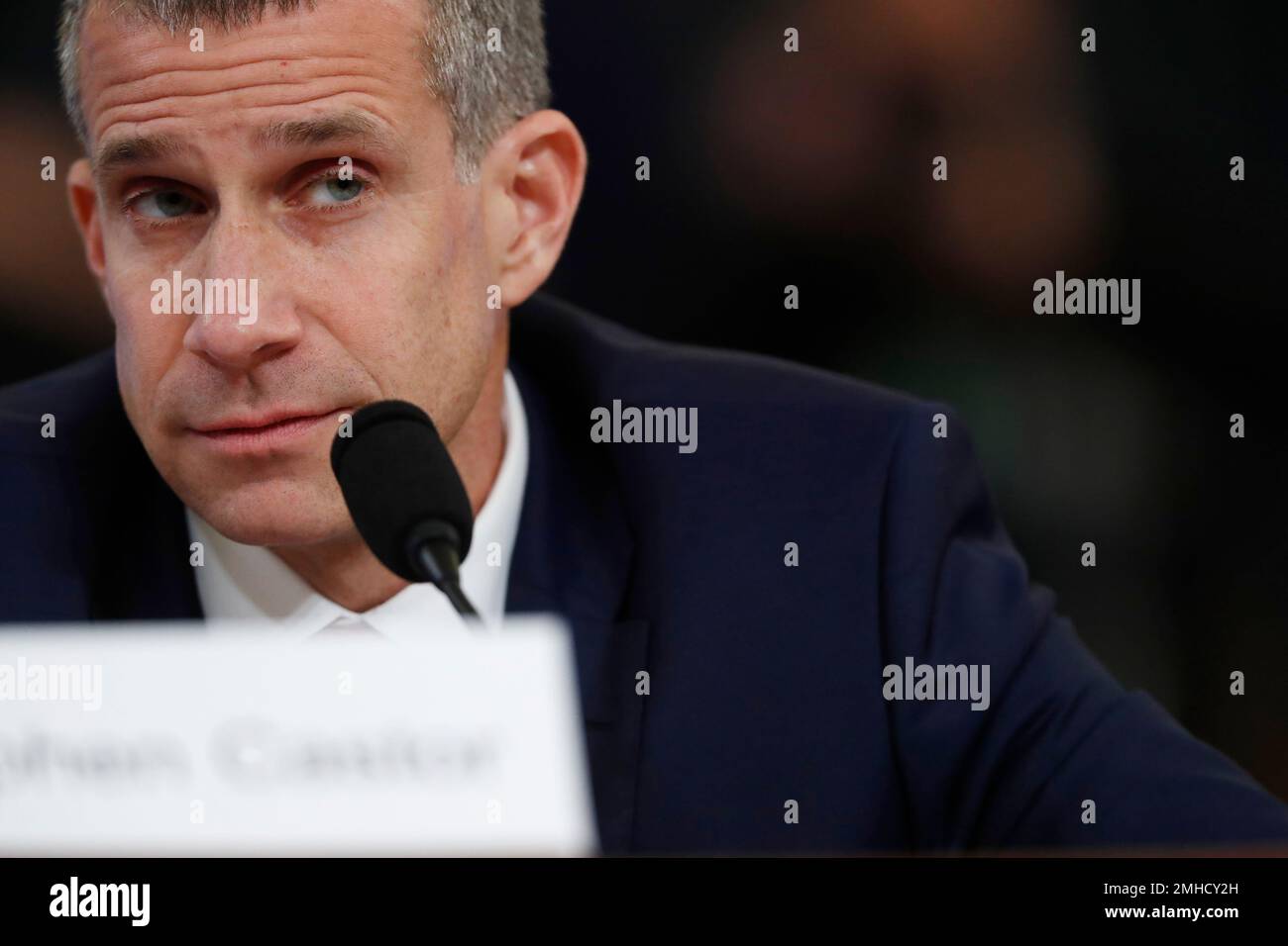 Republican staff attorney Steve Castor is questioned as the House ...