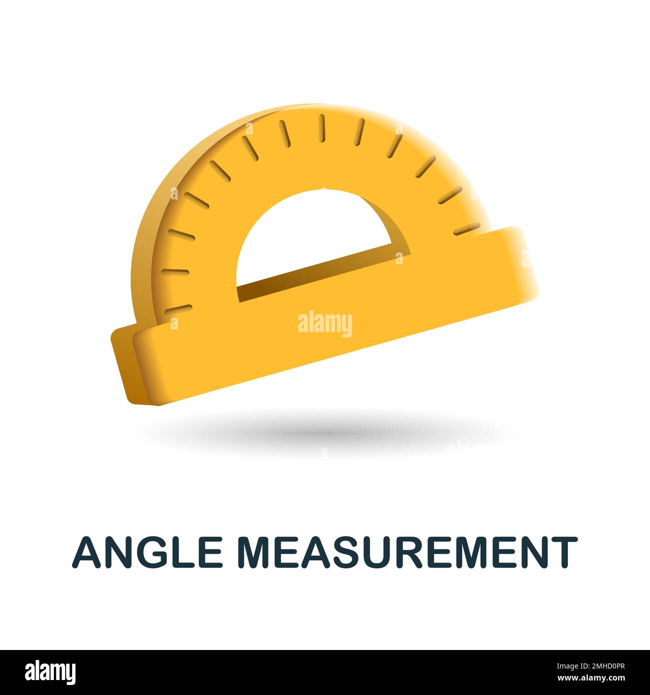 Angle Measurement icon. 3d illustration from measurement collection ...