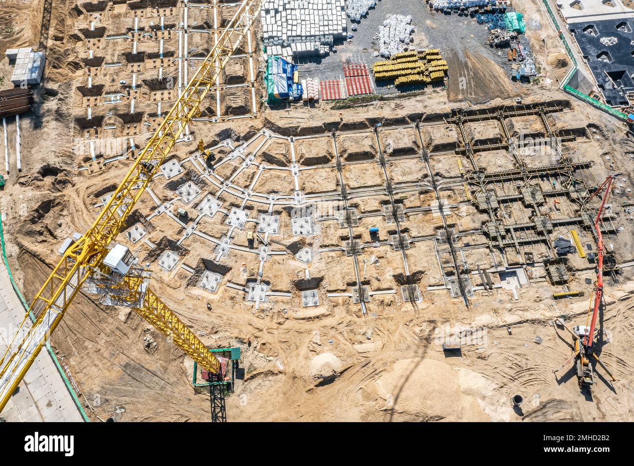 Footings Foundation Top View