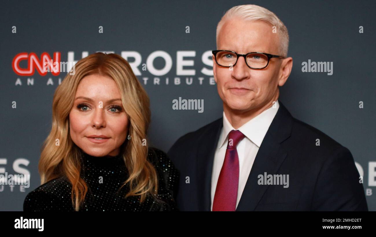 Kelly Ripa, Anderson Cooper attends the 13th annual CNN Heroes: An All ...