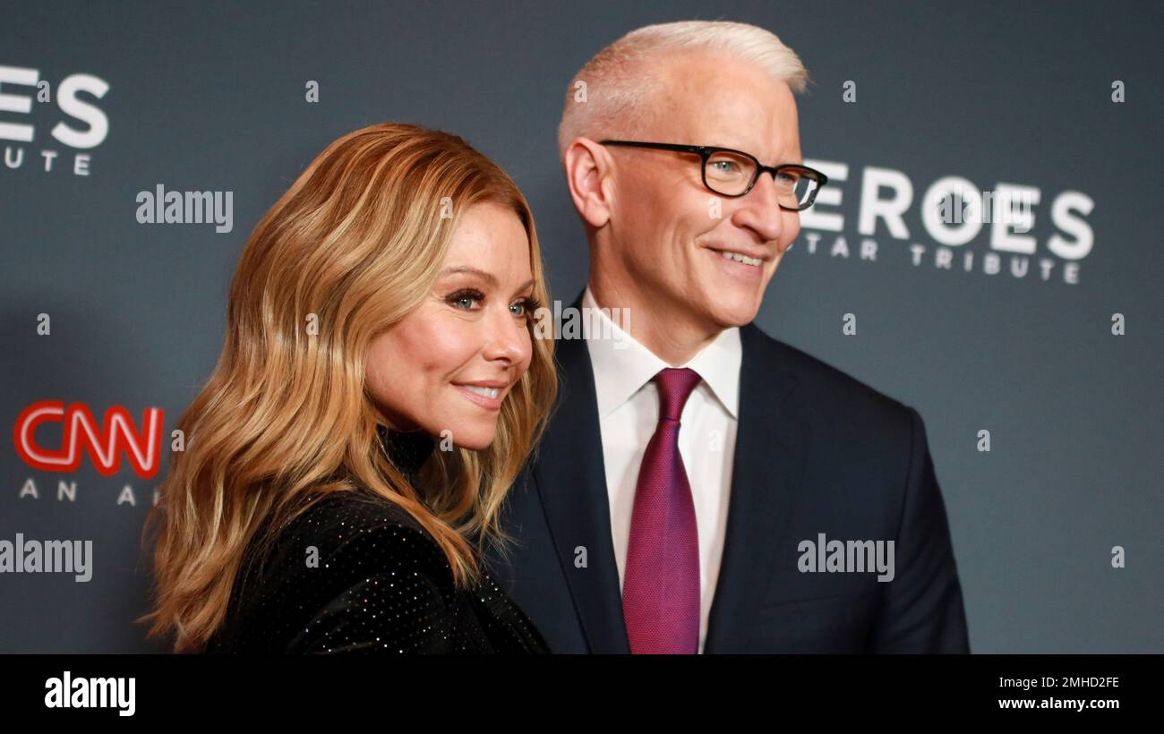 Kelly Ripa, Anderson Cooper attends the 13th annual CNN Heroes: An All ...