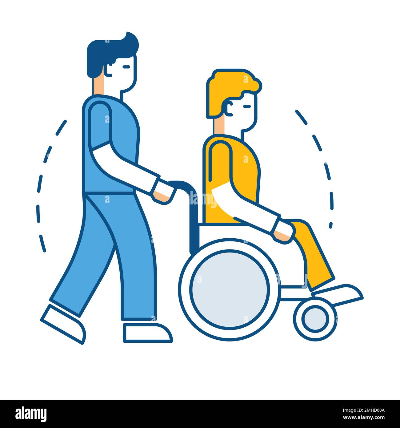 Blind massage Stock Vector Images - Alamy