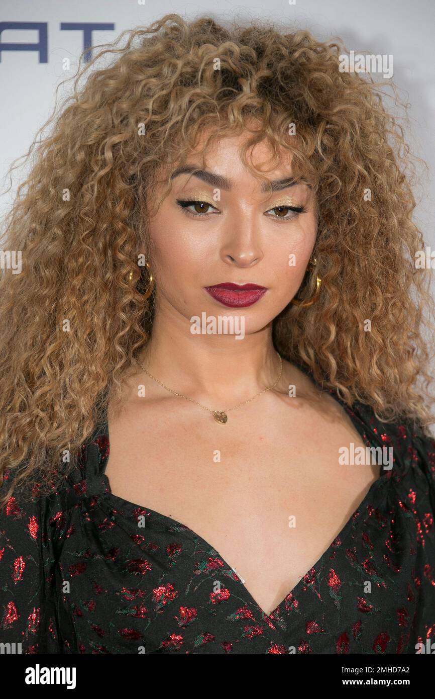 Ella Eyre poses for photographers upon arrival at Capital's 'Jingle ...