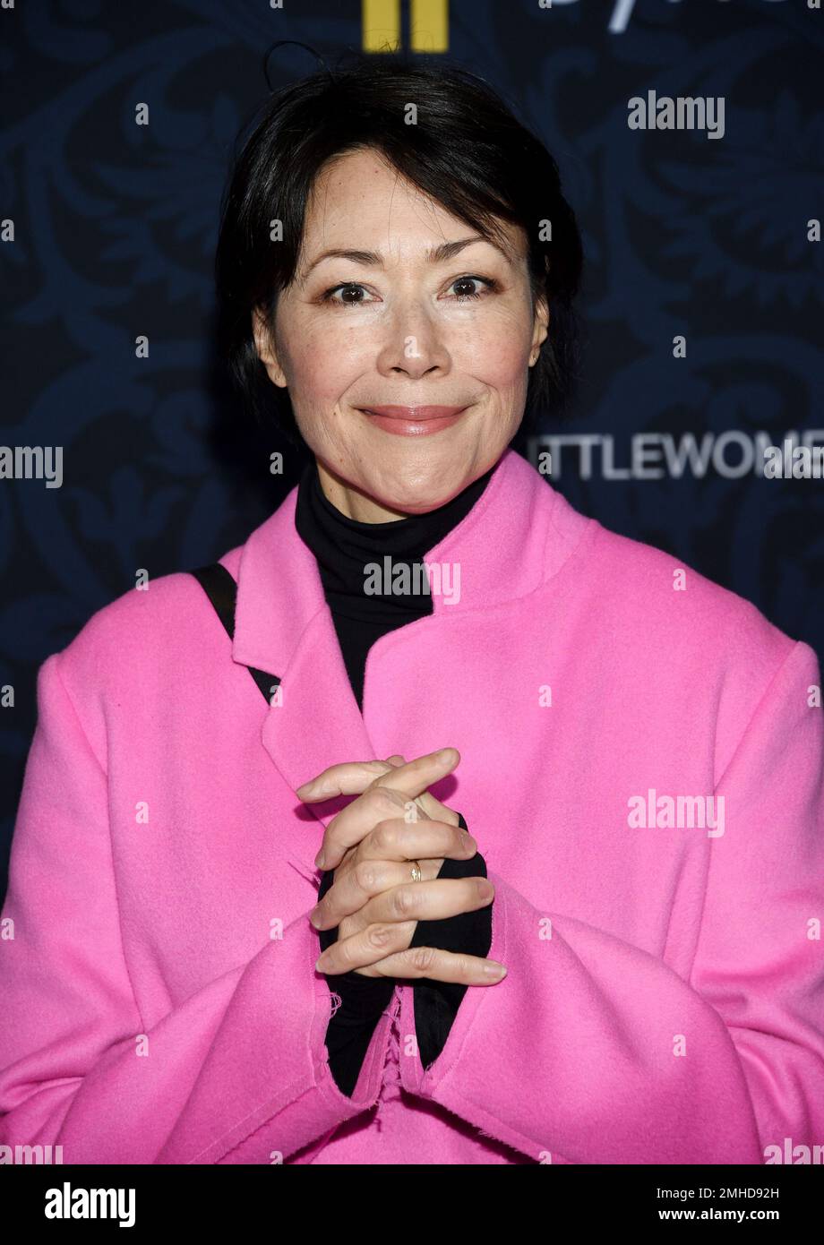 Television journalist Ann Curry attends the premiere of "Little Women ...
