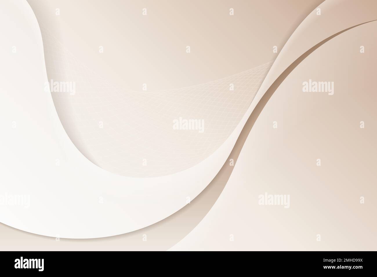 Beige abstract curved background vector Stock Vector Image & Art - Alamy