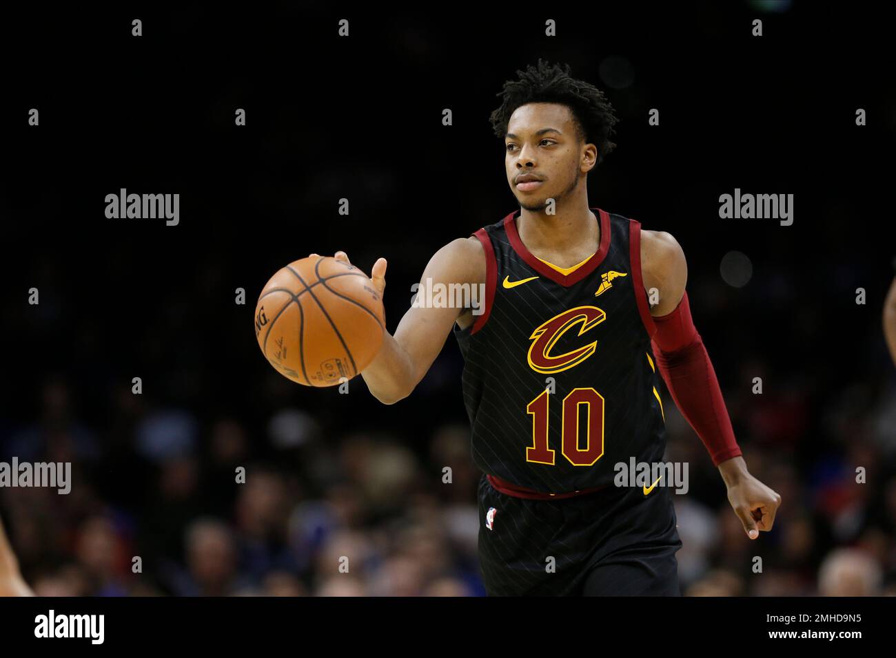 Cleveland Cavaliers' Darius Garland plays during an NBA basketball game ...