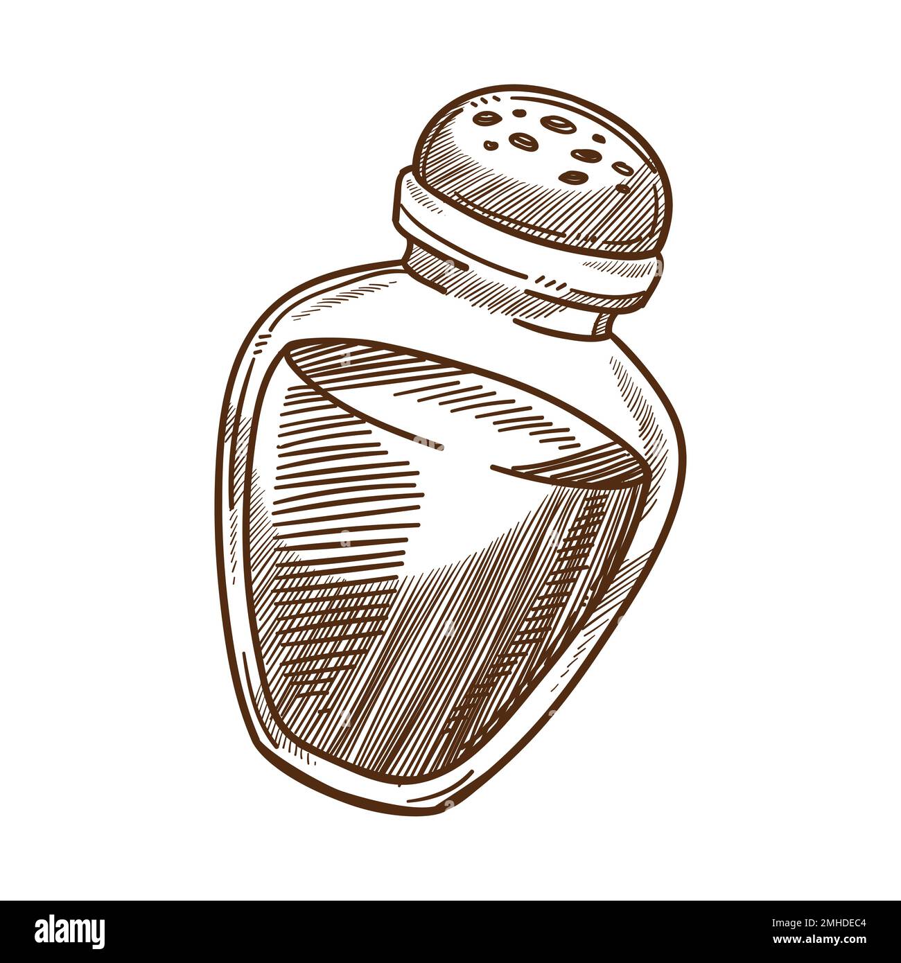 Salt dispenser Stock Vector Images - Alamy